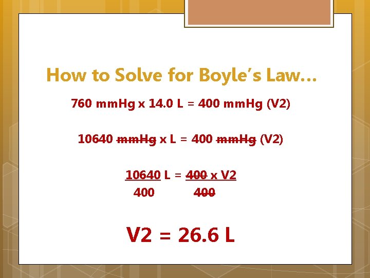 Gas Laws Chapter 3 Boyles Gas Law Definitions