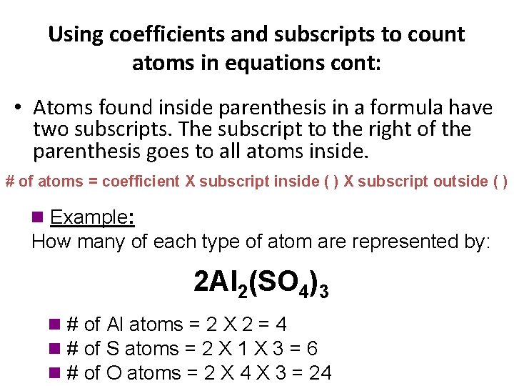 The Language of Chemistry Matter Symbols Formulas Chemical