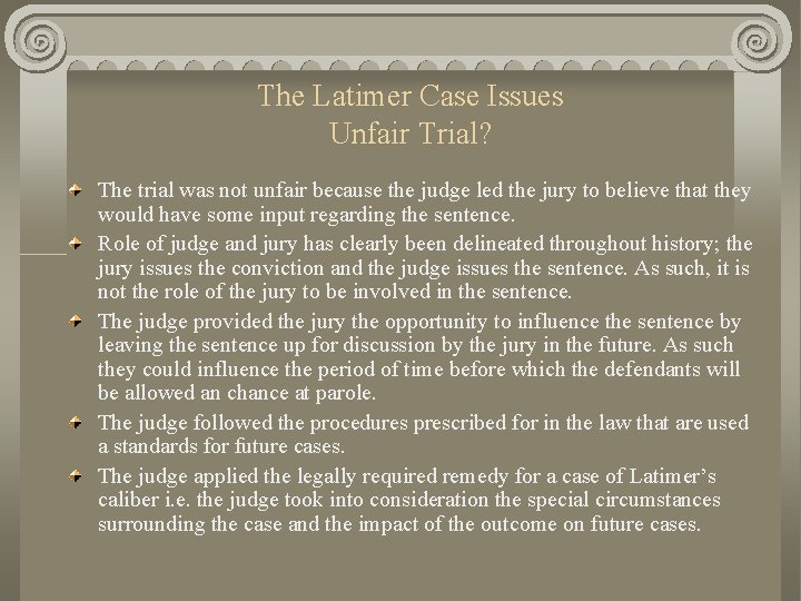 Case 3 Analysis of the Robert Latimer Case