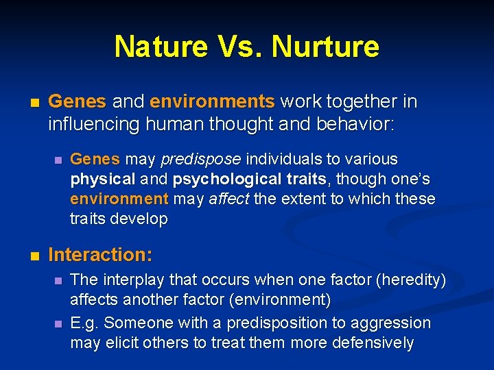 Unit 3 C C Heritability and Molecular Genetics