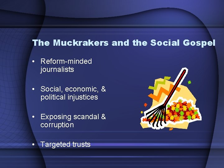 The Rise of Progressivism 1873 1920 Mulberry Street