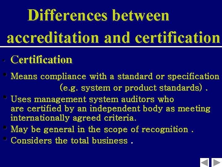 LABORATORY ACCREDITATION AS TOOL FOR COMPLIANCE WITH STANDARDS