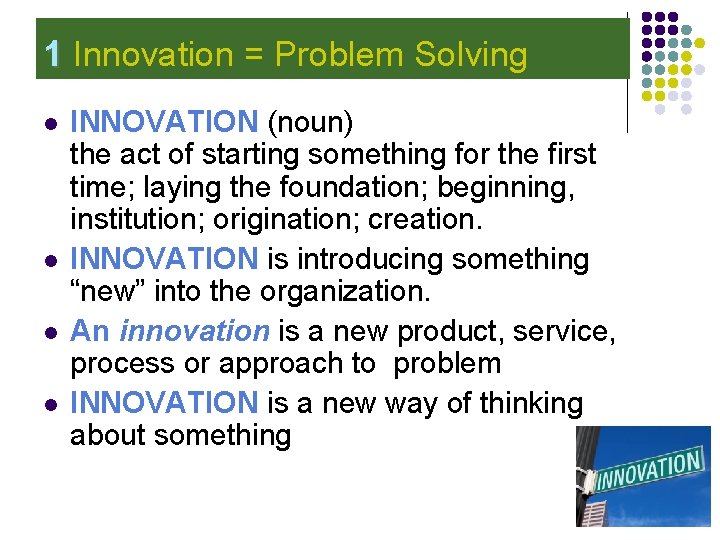 Innovation Part 1 Skills of Innovation By Tom