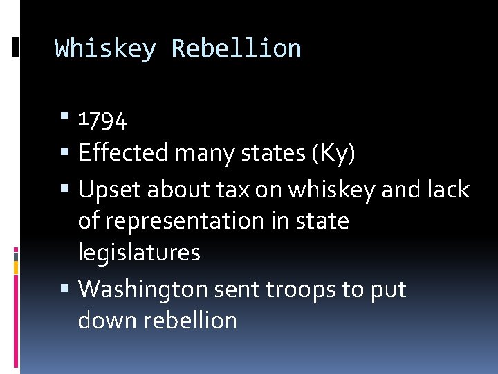 Chapter 2 Revolution and the Early Republic Colonial