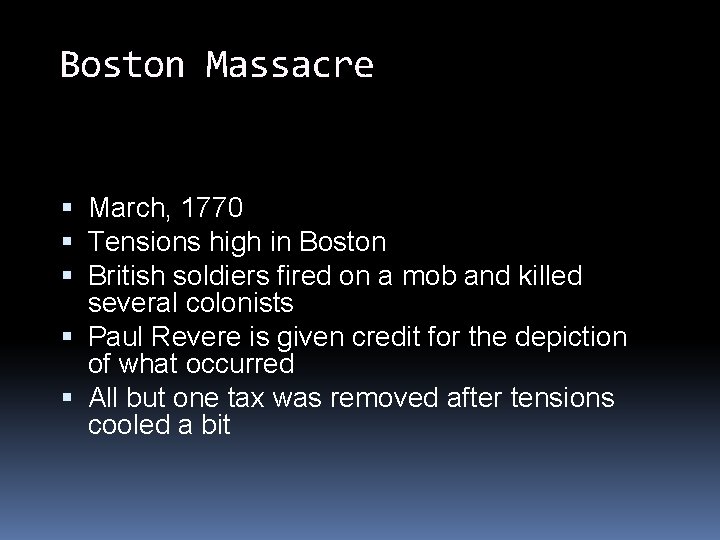 Chapter 2 Revolution and the Early Republic Colonial
