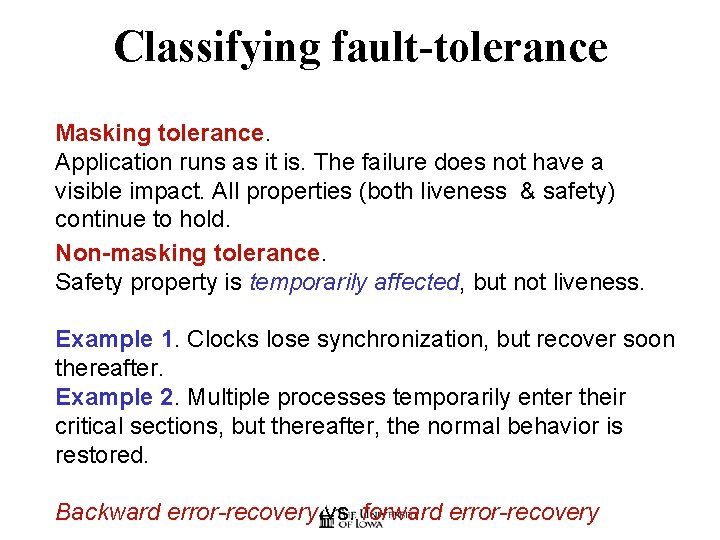 Selfstabilizing Distributed Systems Sukumar Ghosh Professor Department of