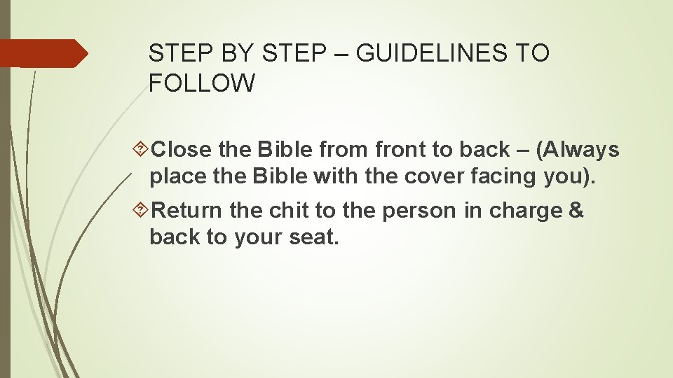 BIBLE READING ORIENTATION FOR TALENT SEARCH CRITERIA Introduction