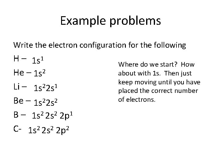 Electron configurations and Orbital Diagrams What is an