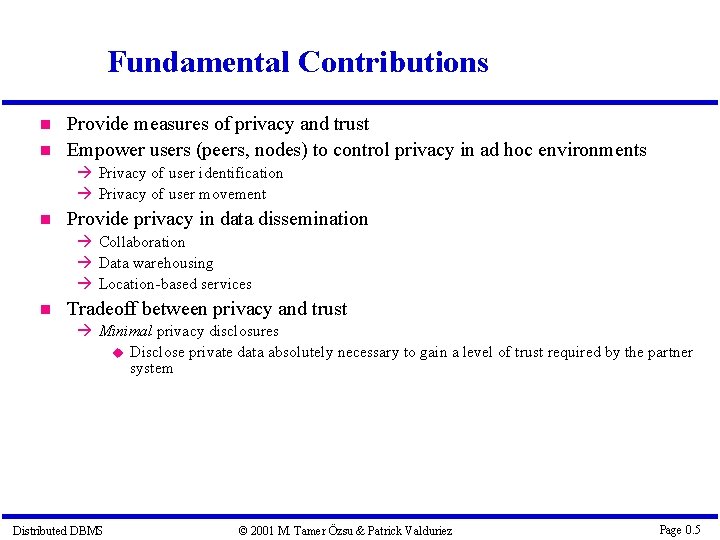 Outline Distributed Dbms Introduction Background Distributed Dbms 2470