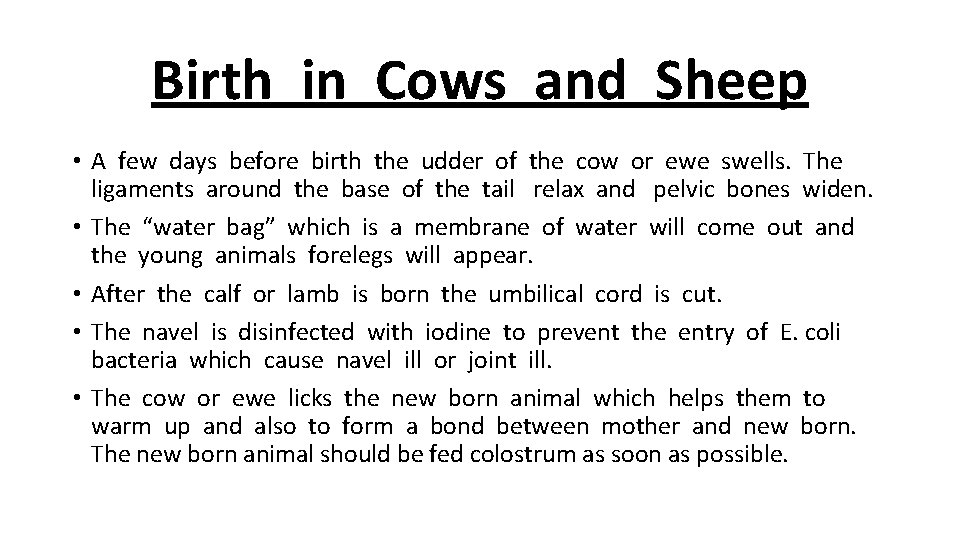 Reproduction in Animals Reproduction is the method by
