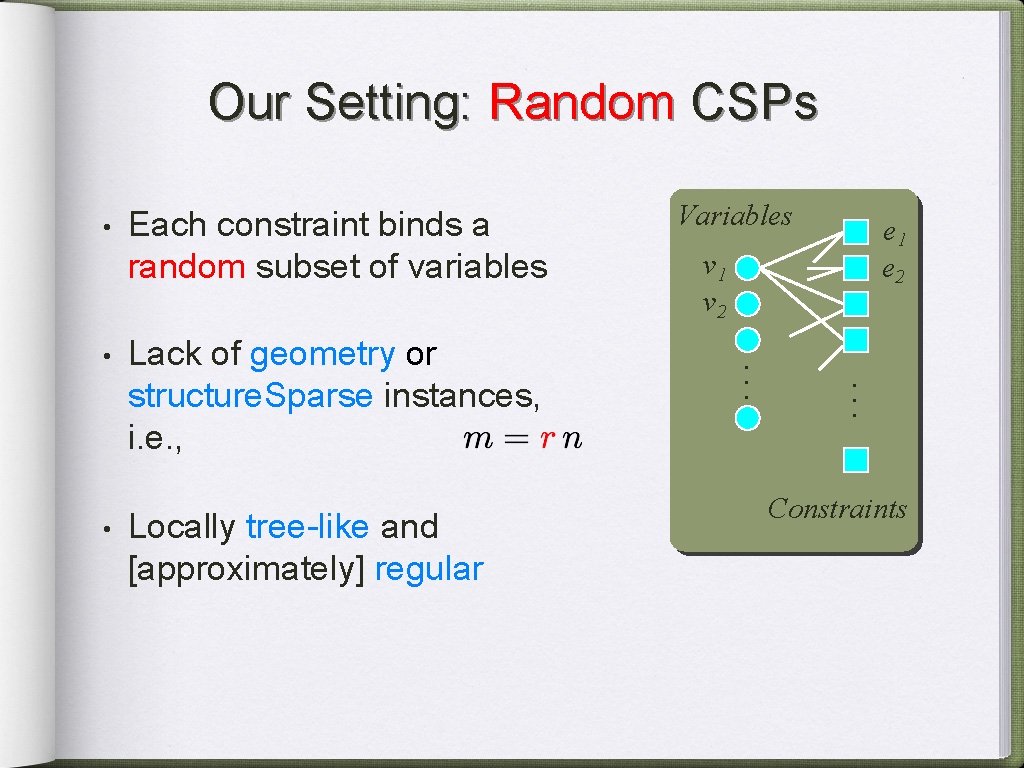 Structure of Solutions to Random Constraint Satisfaction Problems