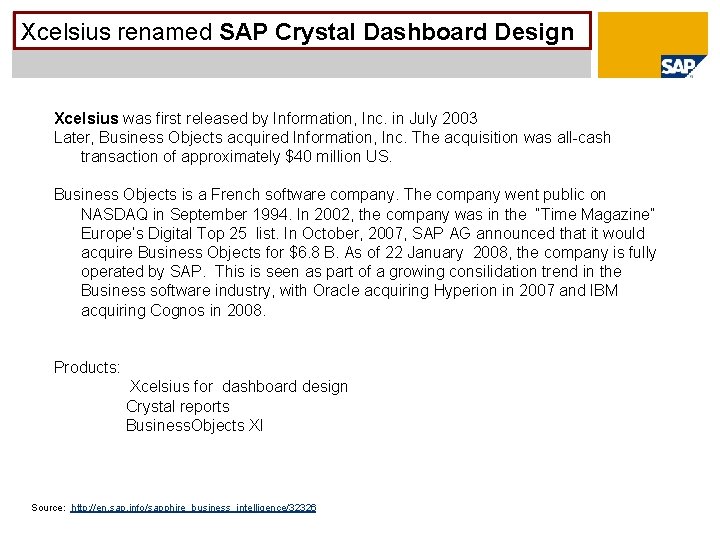 Sap Crystal Dashboard Design Sap Crystal Reports Ein