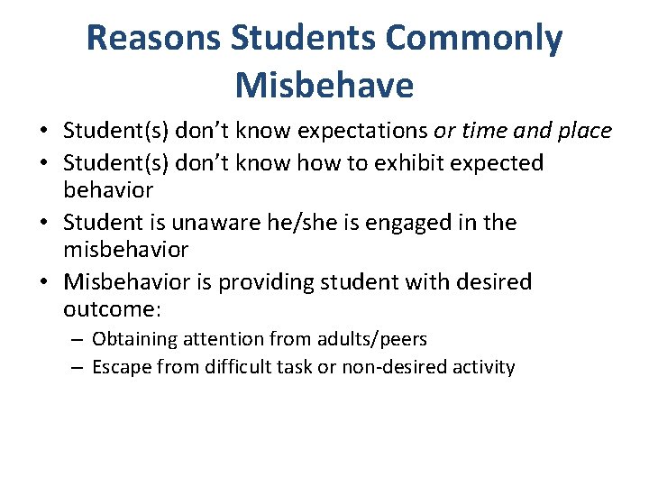 Positive Classroom Behavioral Supports Kimberly Yanek Ph D