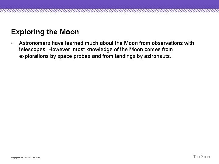 Section 2 The Moon Earths nearest neighbor in