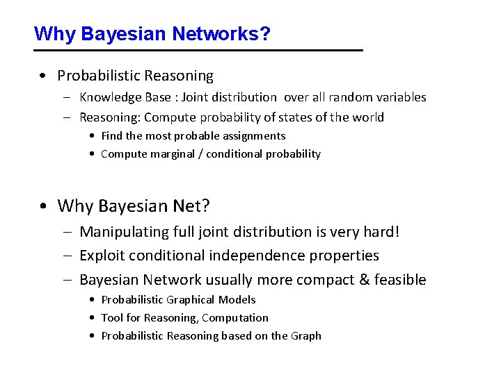 Bayesian Networks Read RN Ch 13 6 14