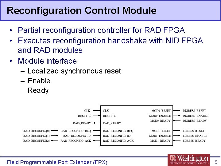 Modular Design Techniques for the FPX Field Programmable
