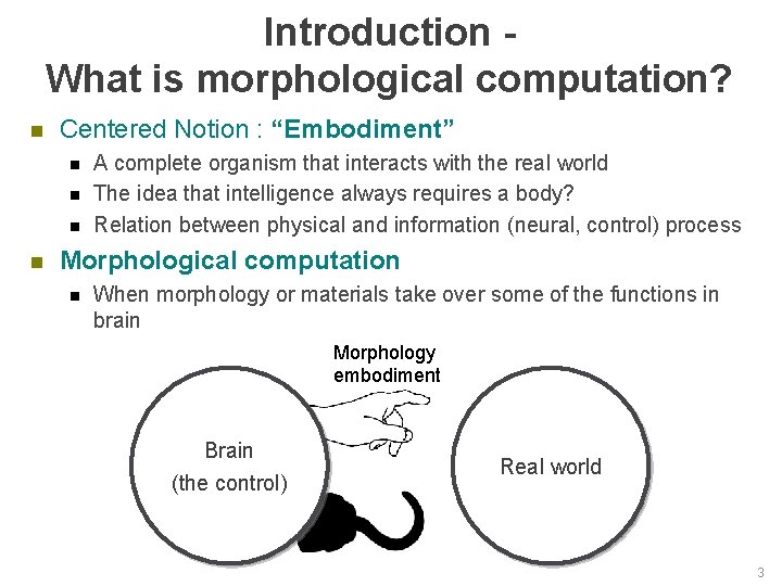 Morphological Computation Connecting Brain Body and Environment 2015