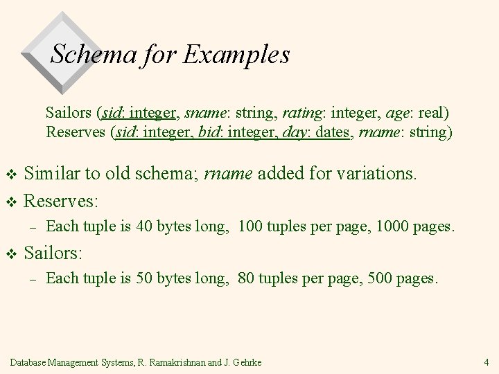 Introduction to Query Optimization Chapter 13 Database Management