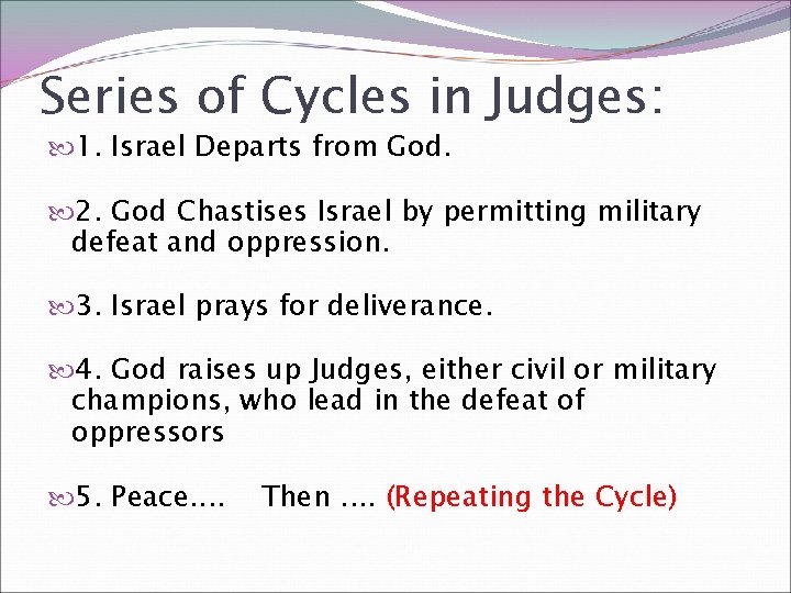 EQUIP BIBLE STUDY SECTION 2 THE HISTORICAL BOOKS