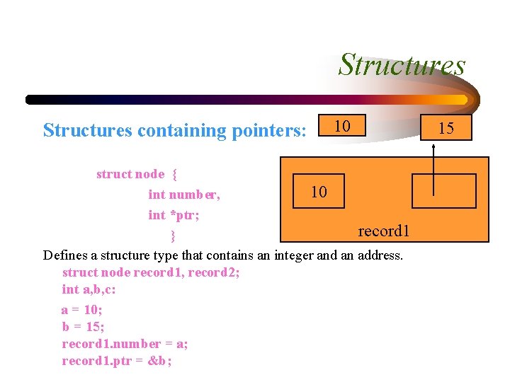 Lecture 3 1 Structures 2 Abstract Data Types