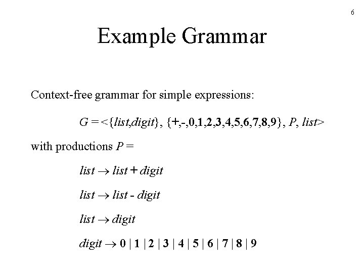 1 A Simple OnePass Compiler to Generate Bytecode