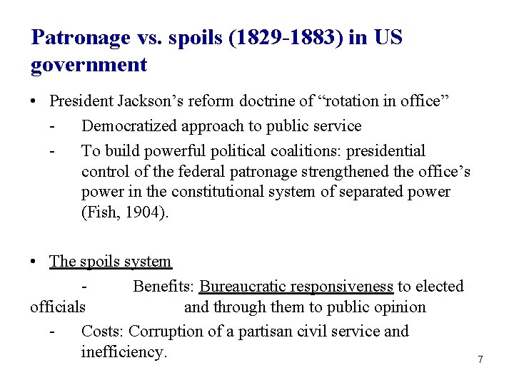 Lecture 2 The Development of Public Personnel Administration