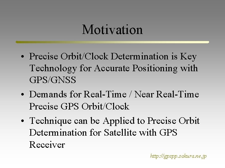 Precise Orbit Determination Of Gps Satellites Using Carrier