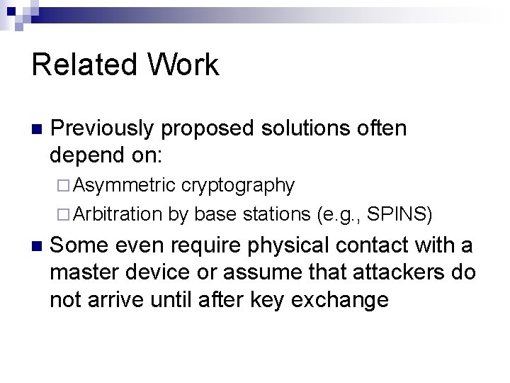 Random Key Predistribution Schemes for Sensor Networks Authors
