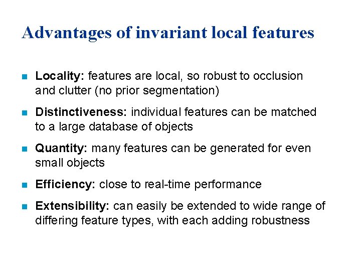 Object Recognition with Invariant Features n Definition Identify