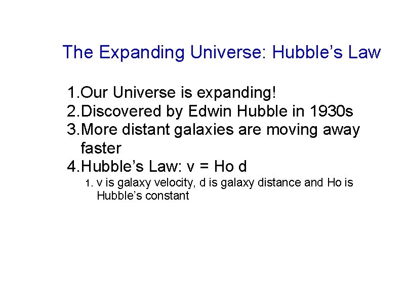 Expanding Universe Robert Nemiroff Michigan Tech U Physics