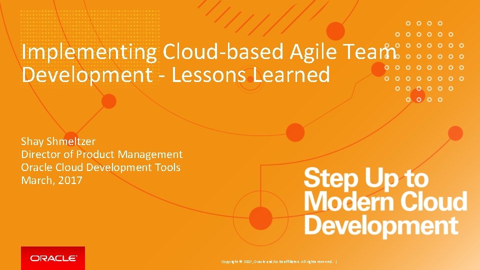 Implementing Cloudbased Agile Team Development Lessons Learned Shay