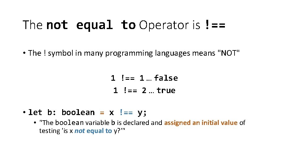 Boolean Expressions Relational Equality And Logical Operators 2018