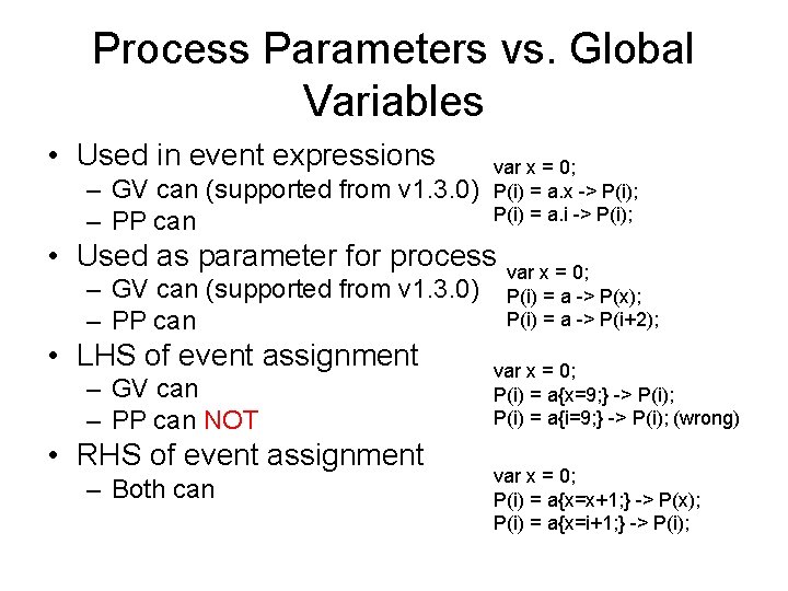 PAT Advanced Tutorial Outline Alphabet calculation and declaration
