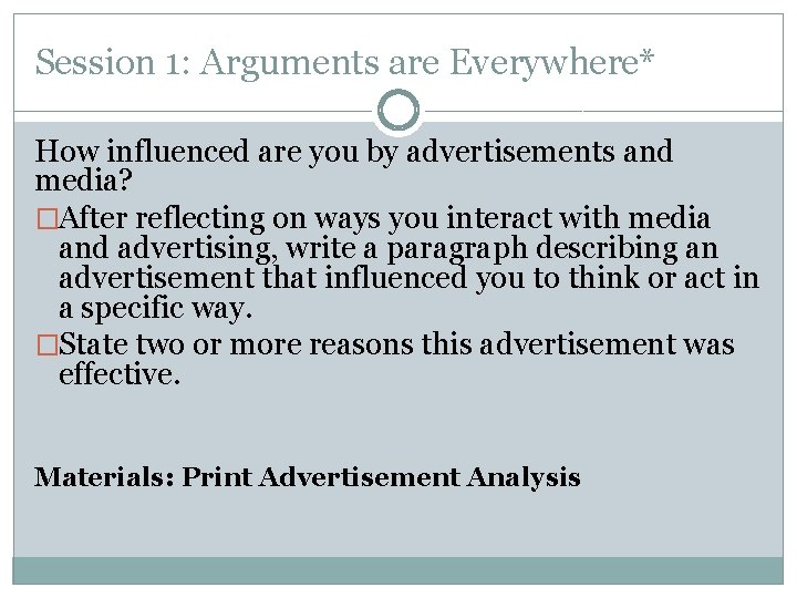 Eng 9 Unit 5 Basics of Argumentation 4