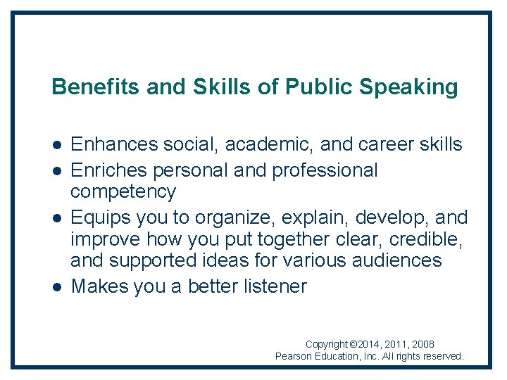 Chapter Eleven Public Speaking Preparation Steps 1 6