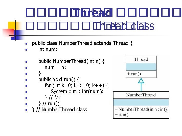 Thread boonritfeu ac th Creating and Running Threads