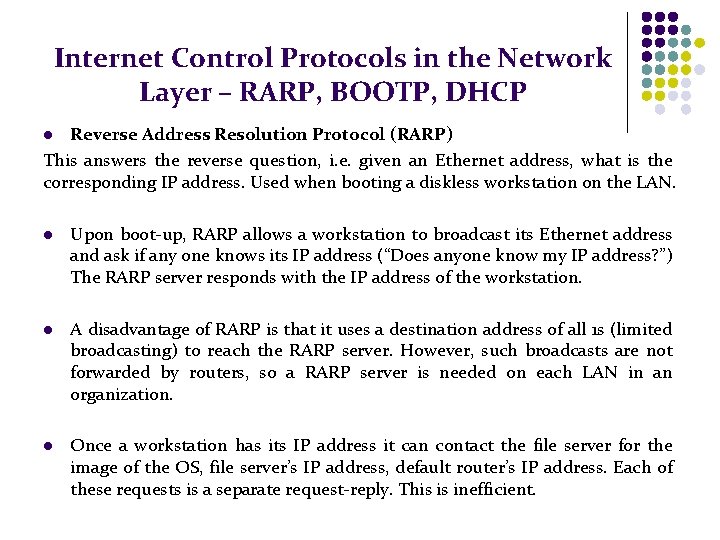Network Layer Subnetting and Control Protocols Dr Sanjay