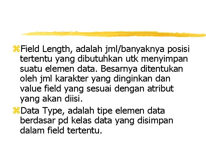 Chapter 4 Data Management Prepared by Yudhi Herliansyah