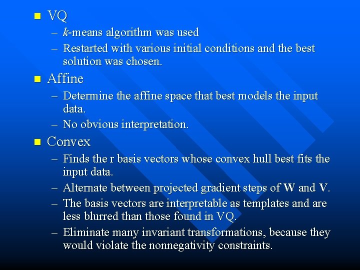 Unsupervised Learning By Convex And Conic Coding D 7251