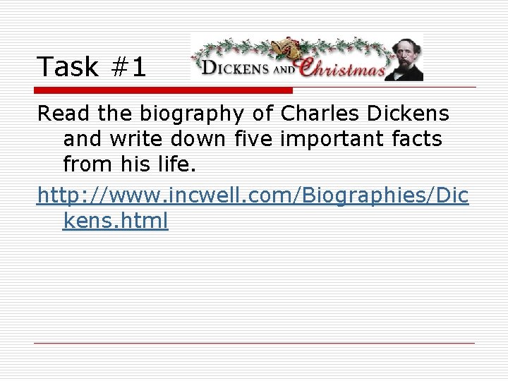 A Language Arts Christmas Carol Webquest Introduction You