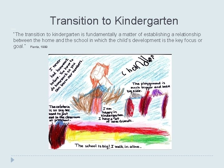 Early Transitions for Vulnerable Children Helping Elementary Students