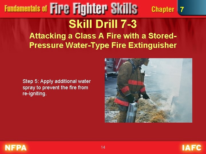 7 Portable Fire Extinguishers Skill Drills 7 Objectives