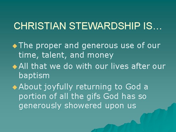 Building A Holistic Stewardship Team The Four Types