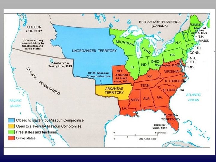 Problems of Sectional Balance in 1850 California statehood