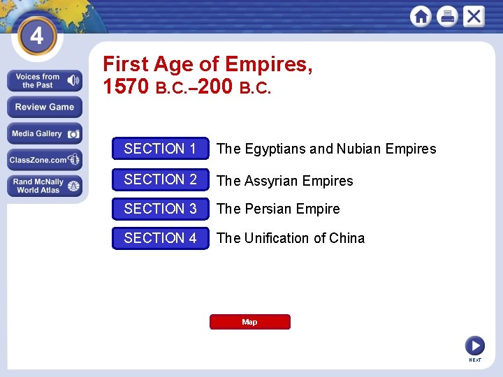 First Age of Empires 1570 B C 200