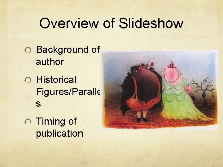 Animal Farm By George Orwell Overview of Slideshow