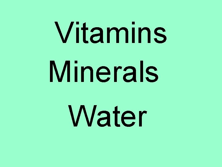 Nutrients Nutrition Nutrients Chemicals the body needs in