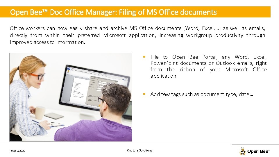 Open Bee TM DMS Solutions Our Vision Bring