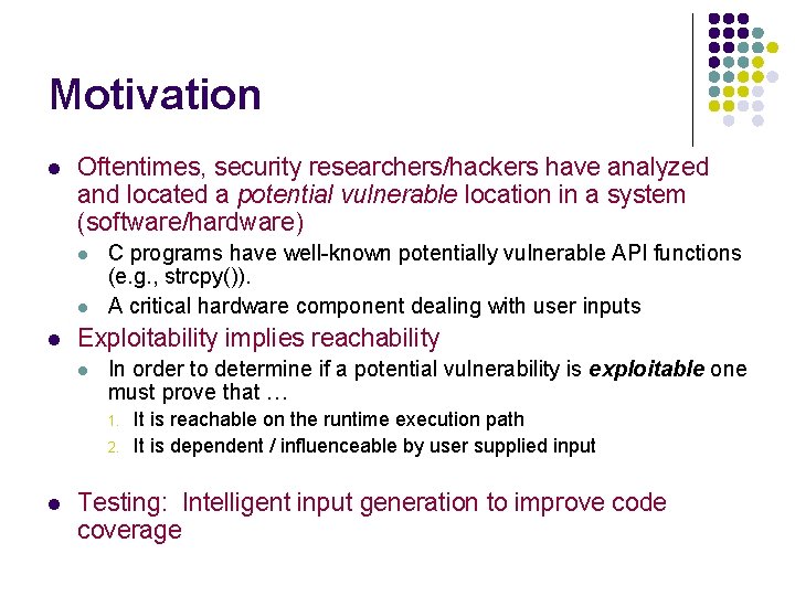 Automated Vulnerability Analysis Leveraging Control Flow For Evolutionary