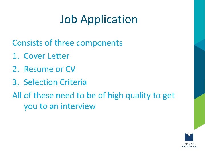 Addressing Selection Criteria And landing that dream job